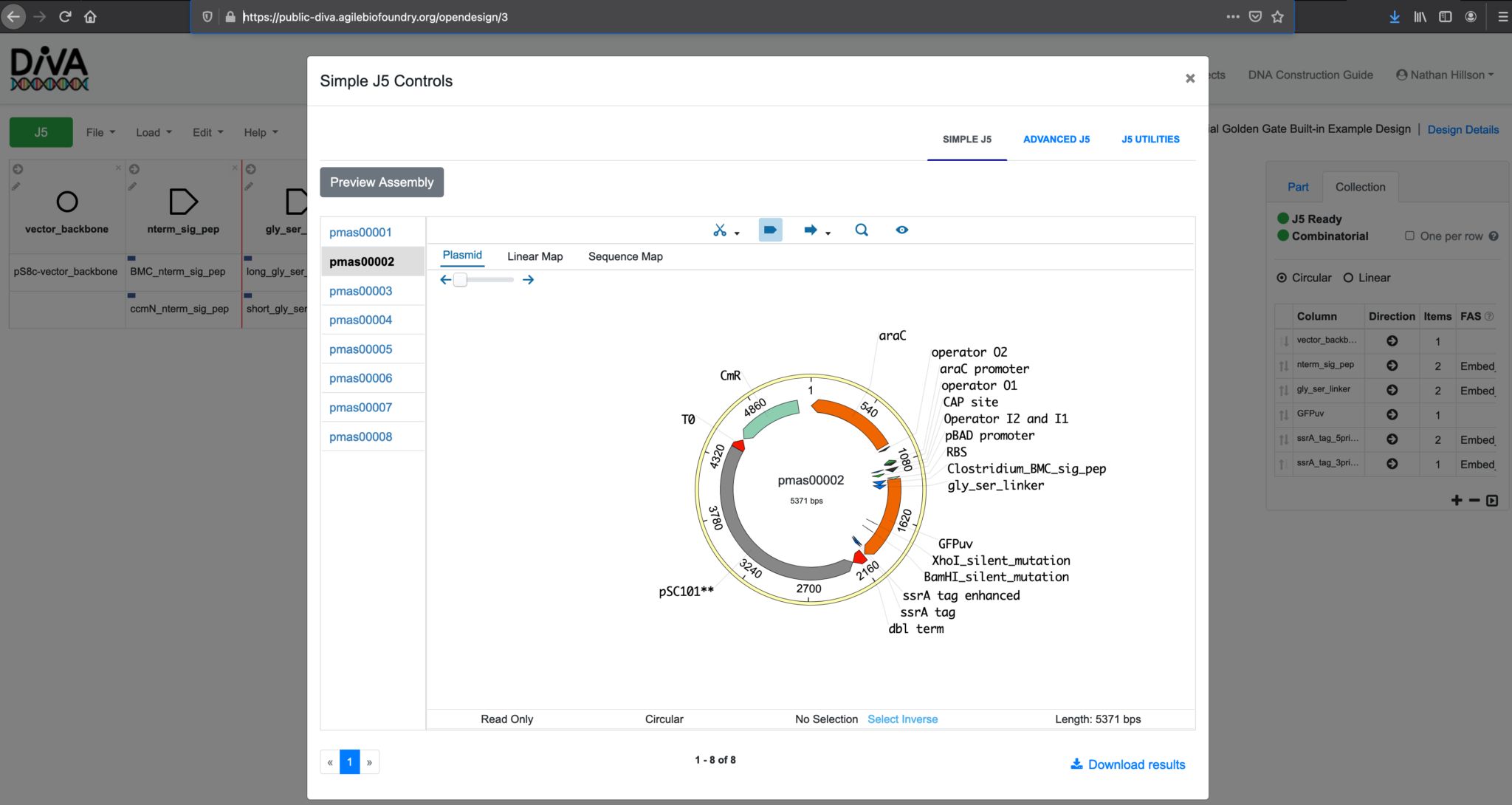 DIVA bioCAD - Agile BioFoundry