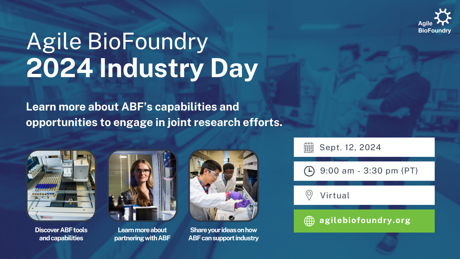 Agile BioFoundry's 2024 Industry Day